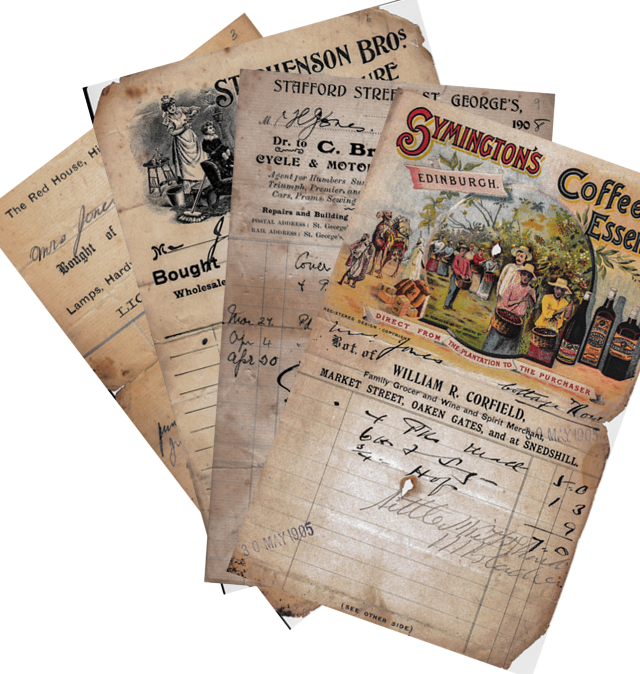 Early 20th Century Bills | Ravenscroft Family History